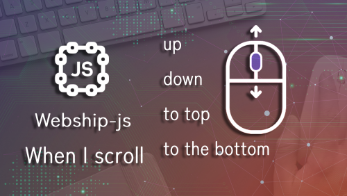 why does it scroll up when i scroll down